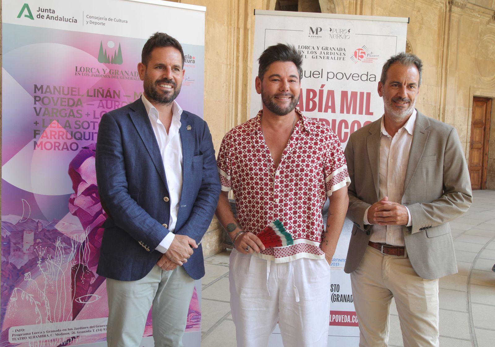 Miguel Poveda estrena ‘Había mil Federicos’ en el Generalife con Eva ...